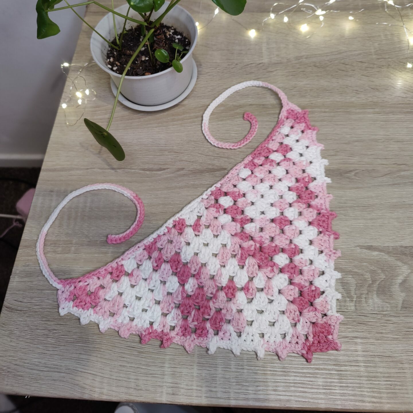 Granny square summer bandana – Handmade by Harsi